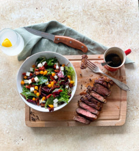 Easy Sirloin Steak Salad with Feta Cheese and Sundried Tomatoes ...