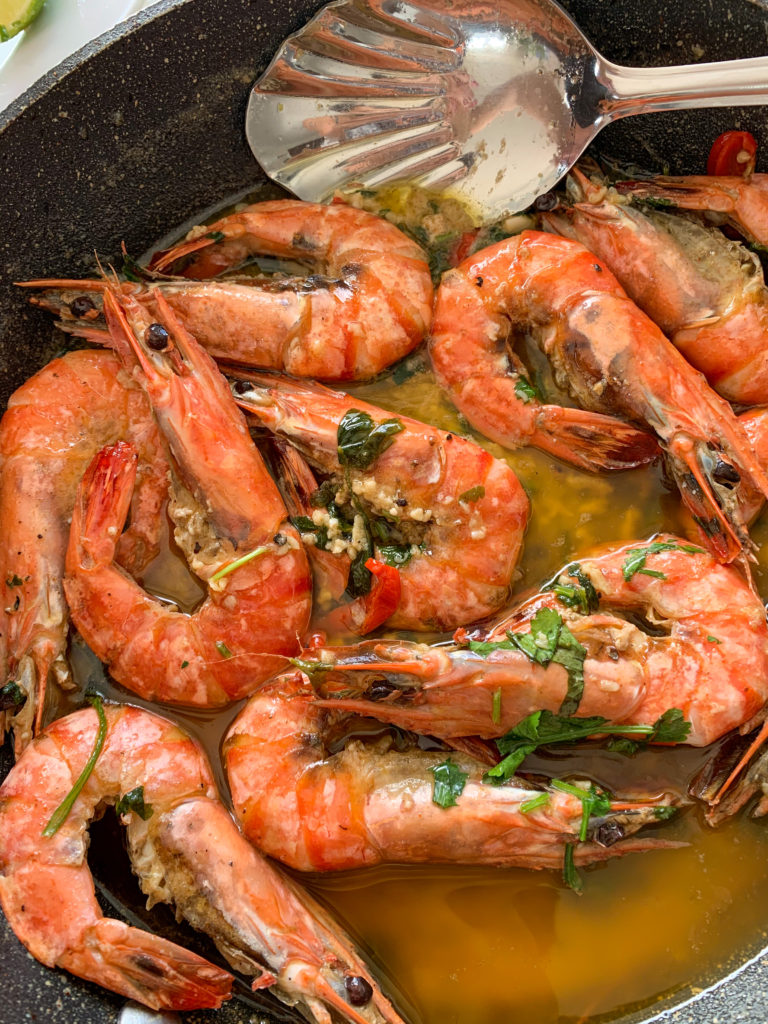 The Best Chilli, Garlic and Coriander Prawns | Chilli & Life