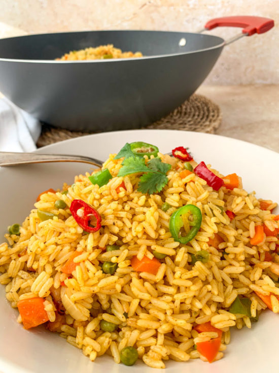 Party Favourite - Nigerian Fried Rice - Spicy One Pot Rice - Chilli & Life