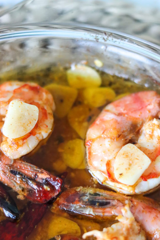 Pil Pil Prawns - Gambas Pil Pil - Spanish Tapas - Chilli & Life