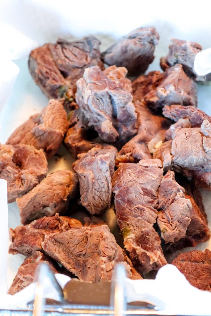 Super Spicy Nigerian Stew with Fried Chicken and Beef - Chilli & Life