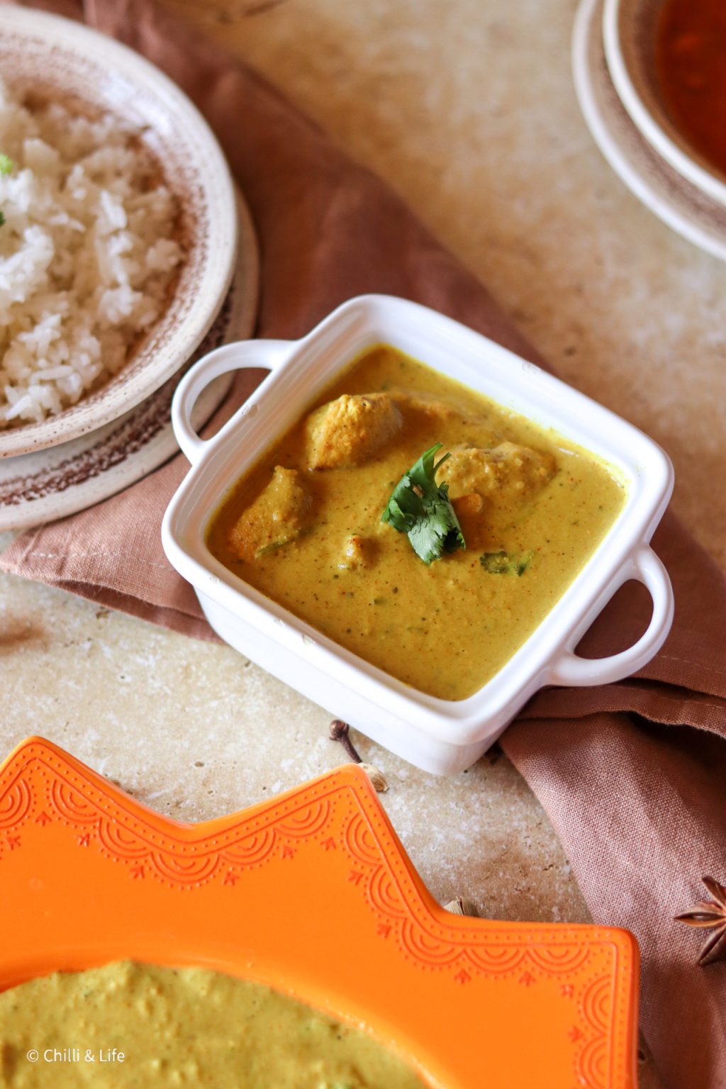 Chicken Korma - Creamy Sweet & Aromatic - Chilli & Life